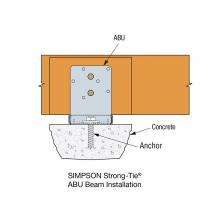 ABU Adjustable Post Base | Strong-Tie | Together we're helping build ...